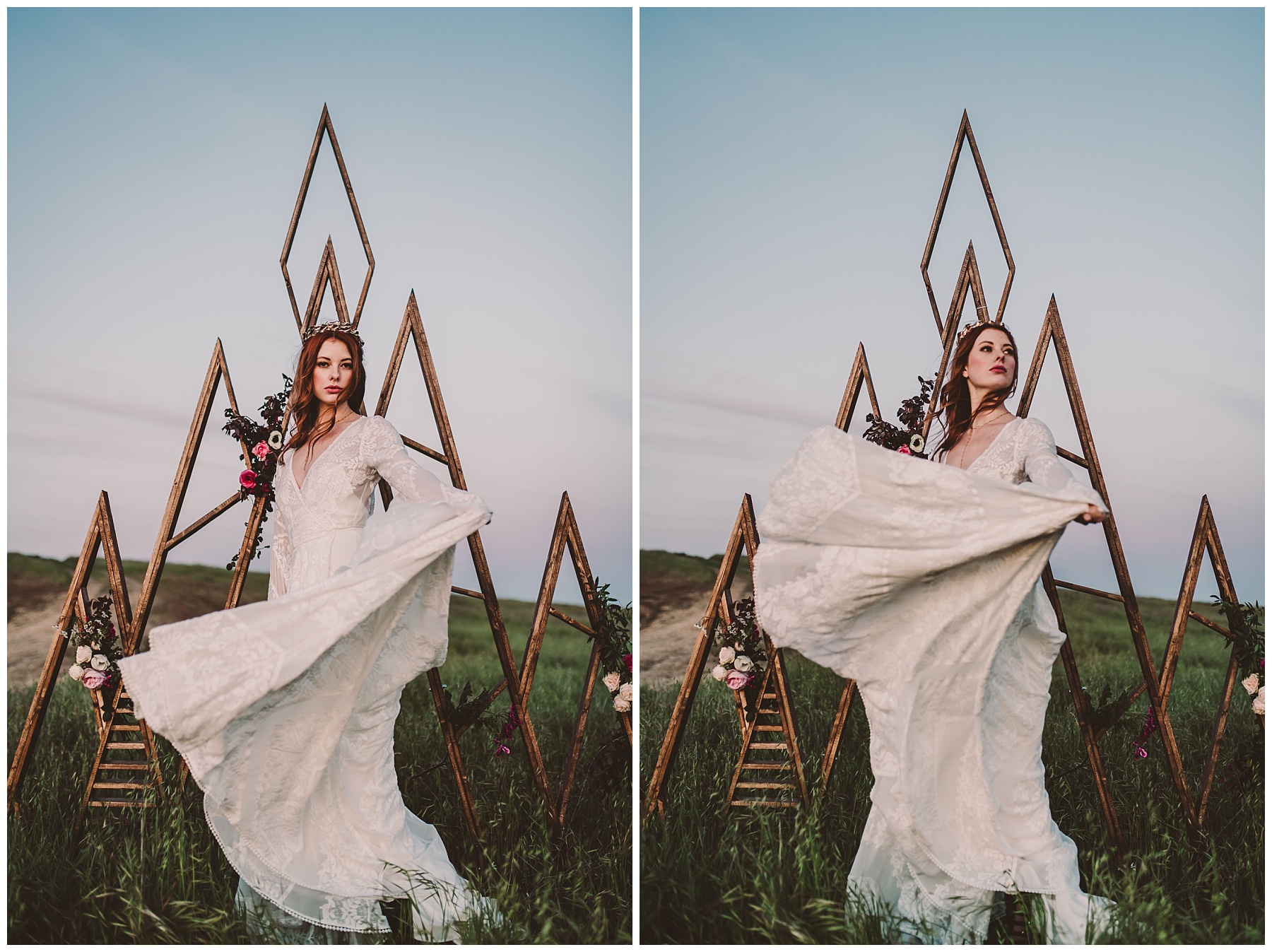 Irish Hills- Abstract triangle backdrop shoot » Michelle Roller